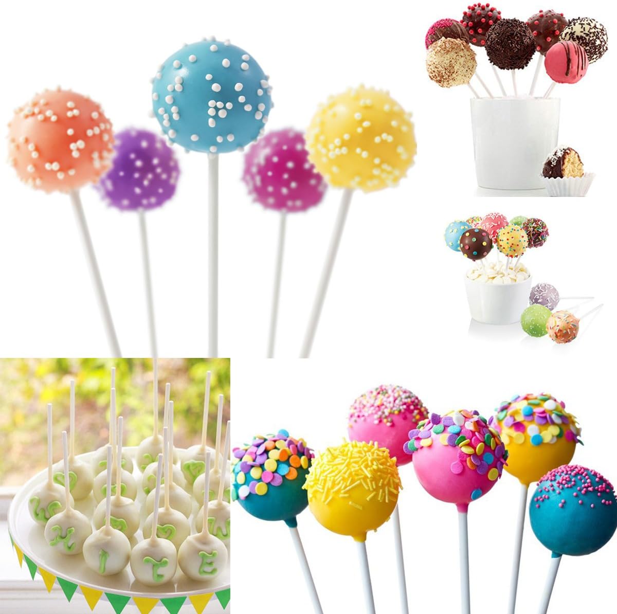10g Protein Cake Pops with Sprinkles - BakedLean